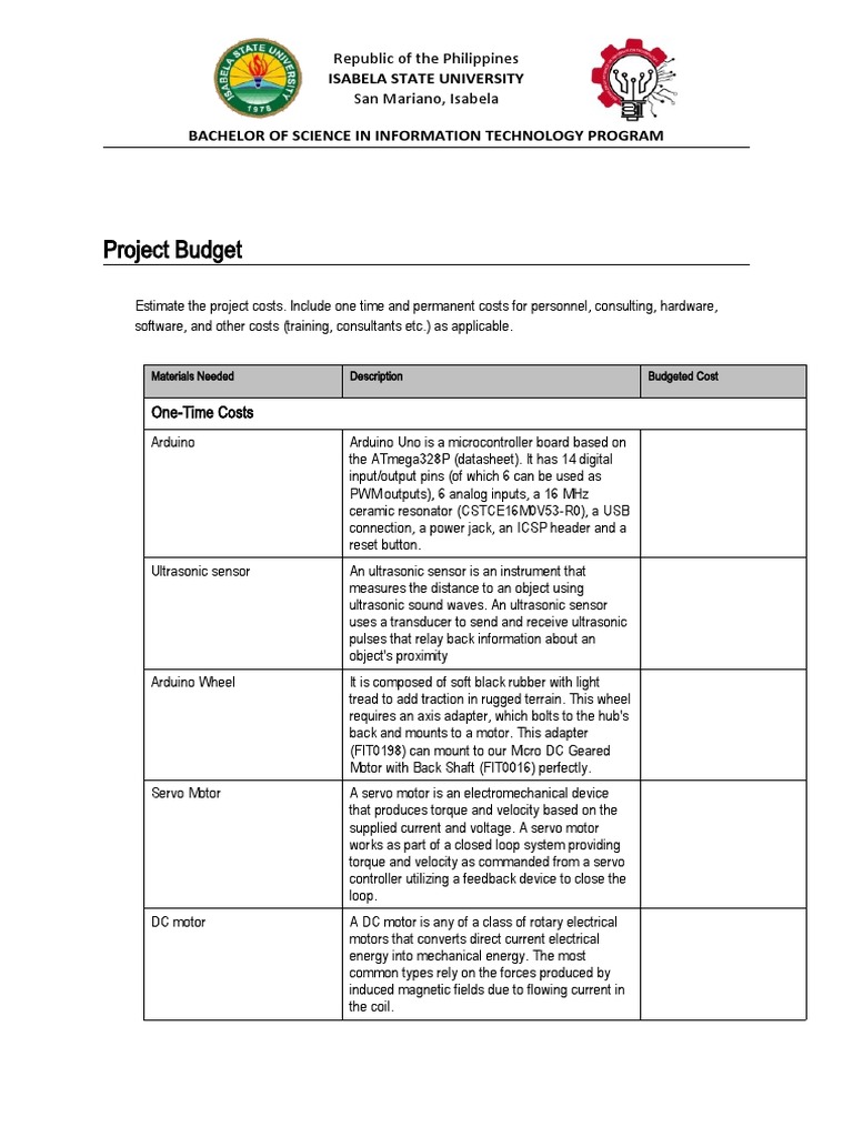 Project Budget | PDF