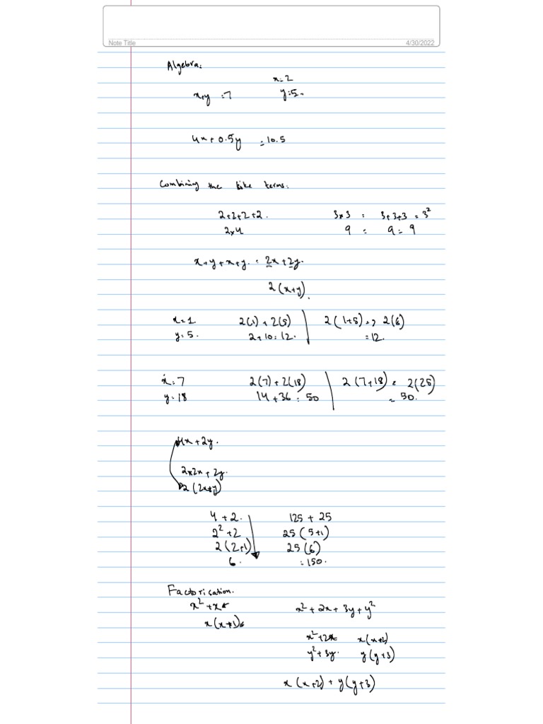 Algebra 2 | PDF