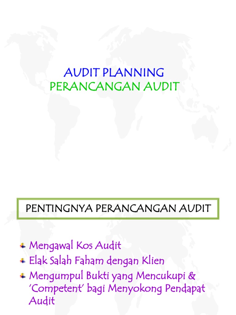 W5 Audit Planning | PDF