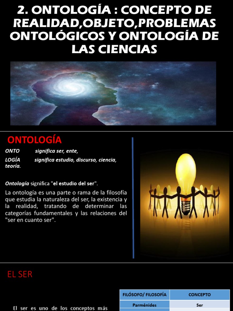 Conceptos y Problemas de Ontología | PDF