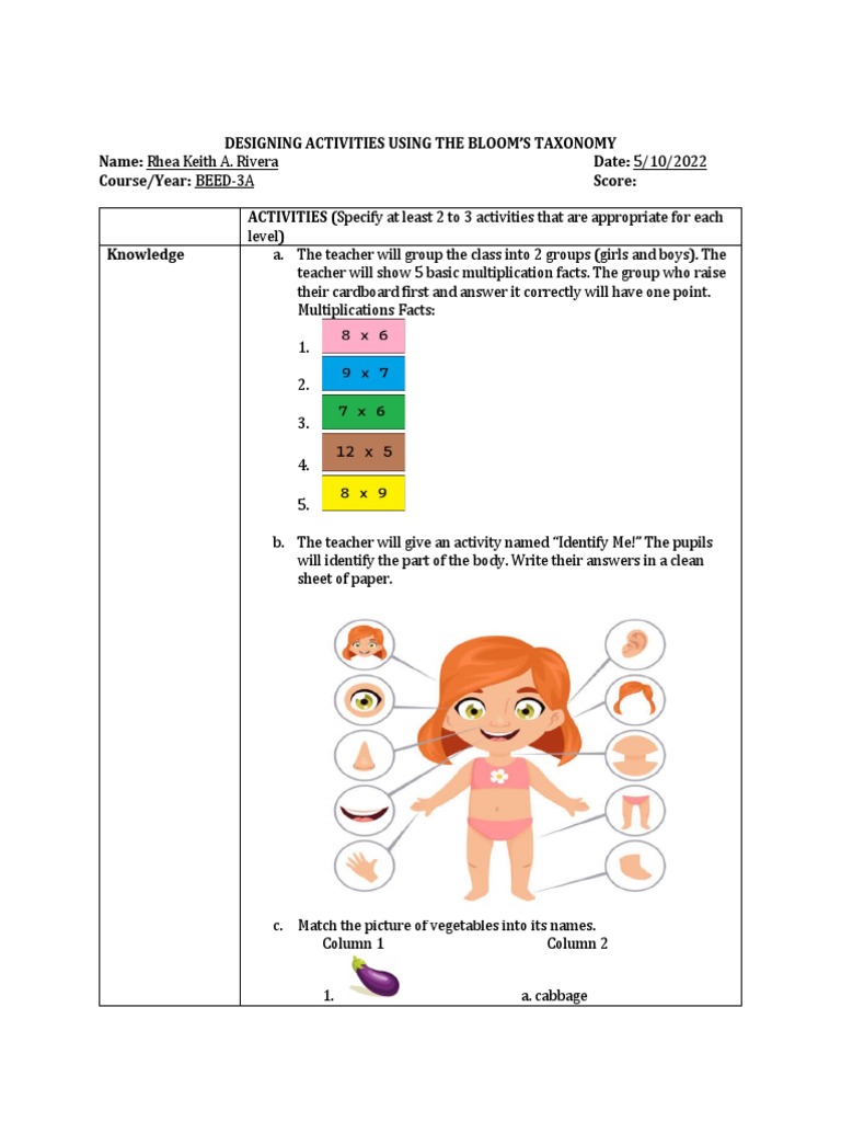 Bloom's Taxonomy for Teachers | PDF