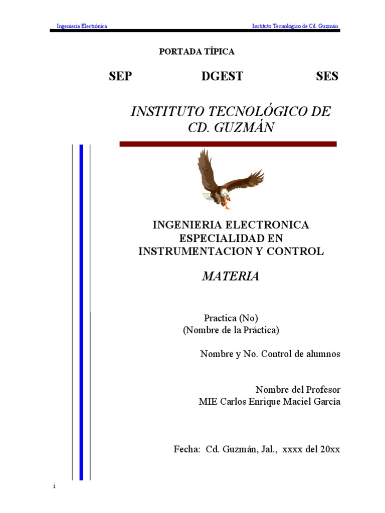 Formato de Practica Tec | PDF | Ciencias fisicas | Electrónica