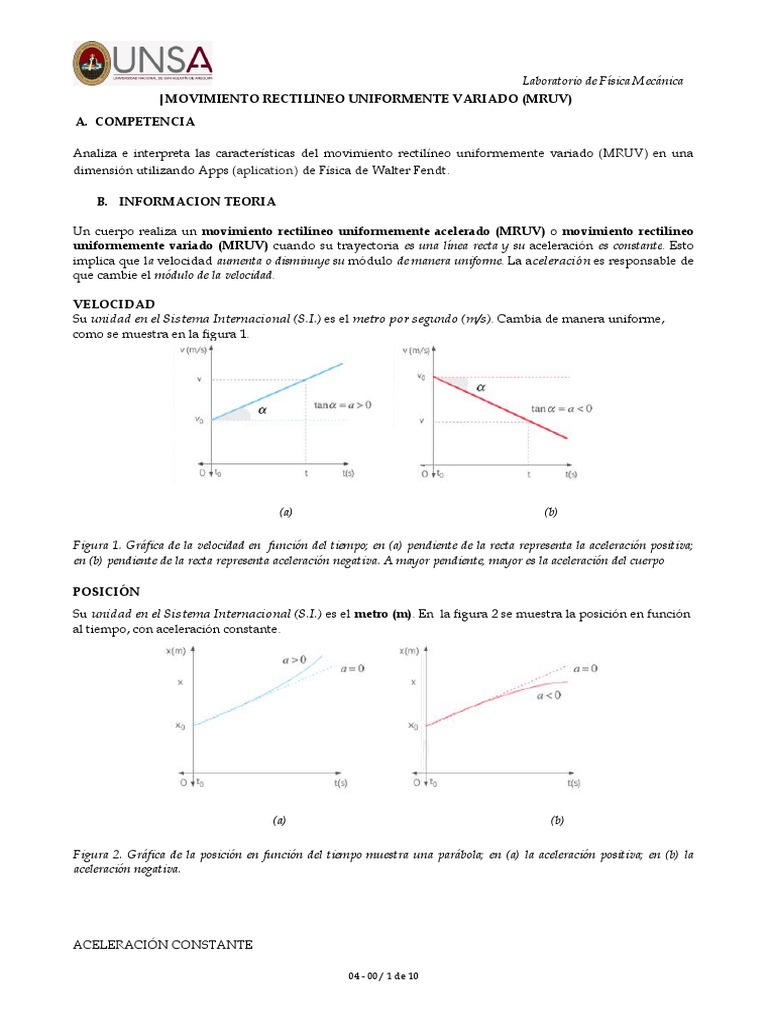 MRUV2 (1) Caceres Pampa, Ronal Edwin | PDF