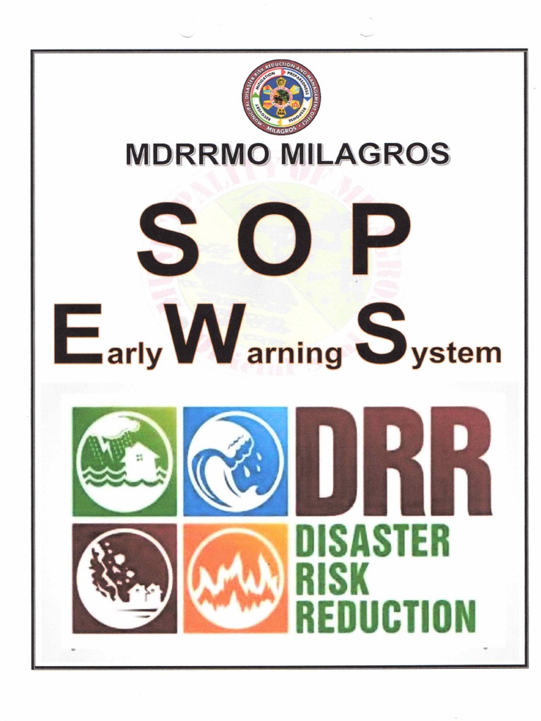 2.3.1 Approved and Adopted SOP or Manual On EWS With The Following Procedures and Protocols PDF ...
