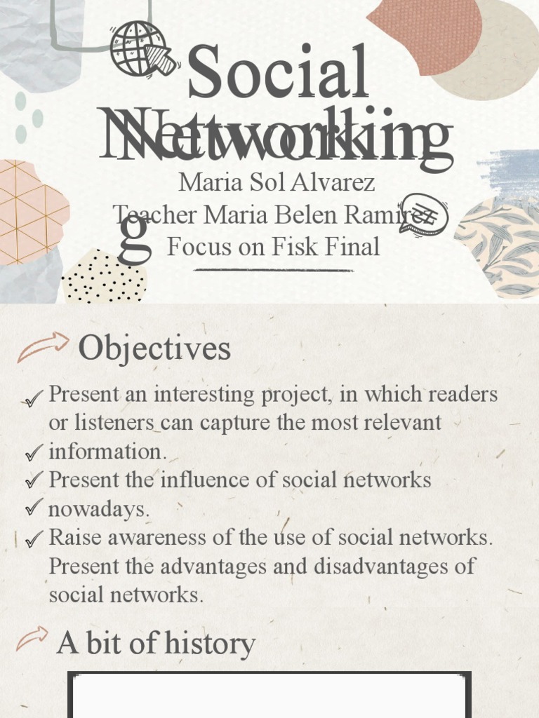 Social Networking Presentation | PDF