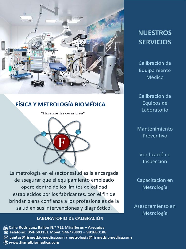 Brochure Final PDF | PDF | Calibración | Metrología