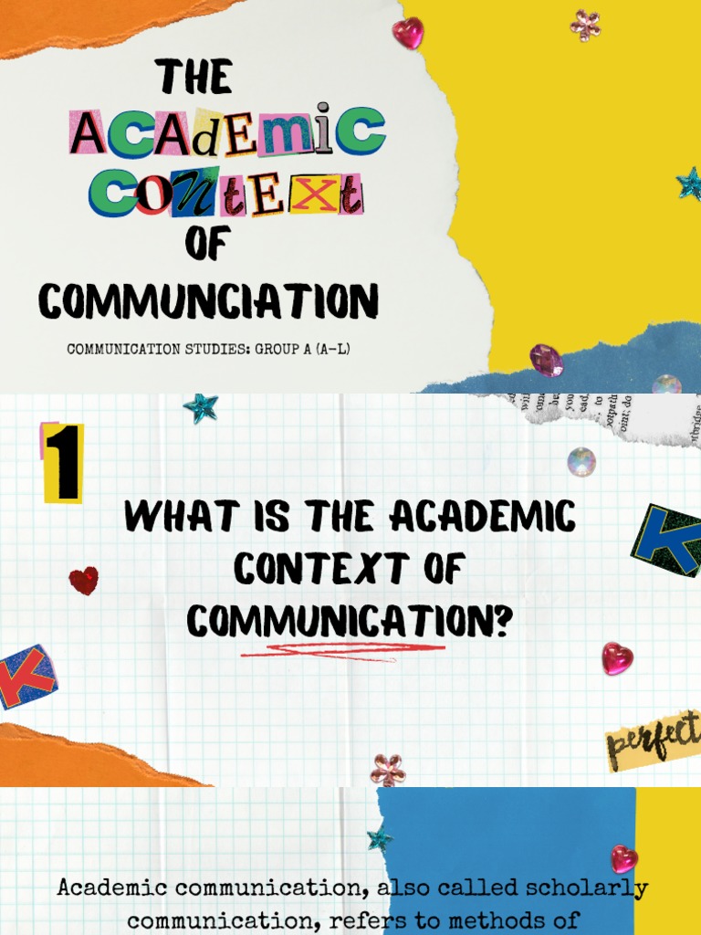Academic Context of Communication.pdf | PDF