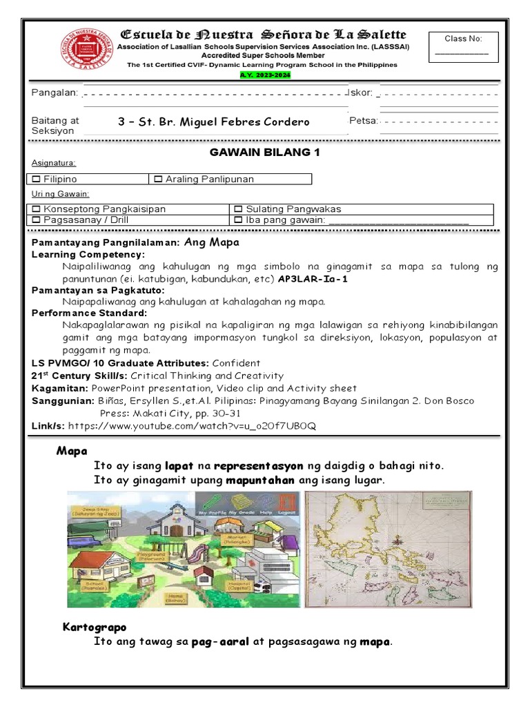 1Q1 Ang Mapa F2F | PDF