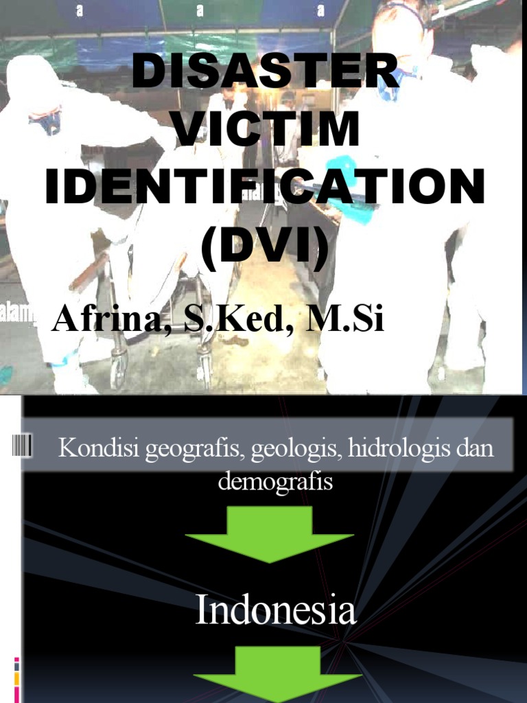 Kulpak 2, DISASTER VICTIM IDENTIFICATION (DVI) | PDF