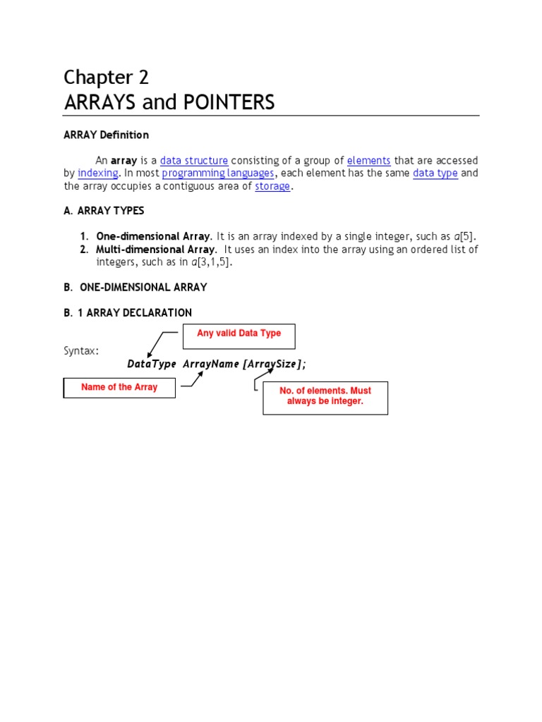 A Comprehensive Guide to Arrays and Pointers in C++ | PDF