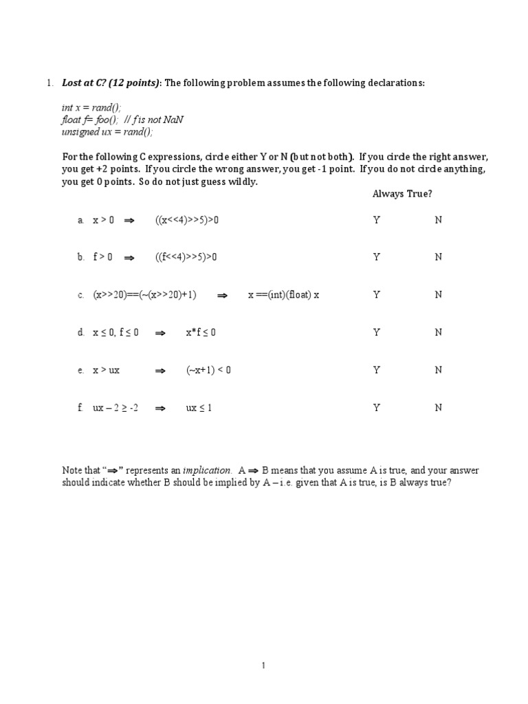 Practice Midterm PDF | PDF