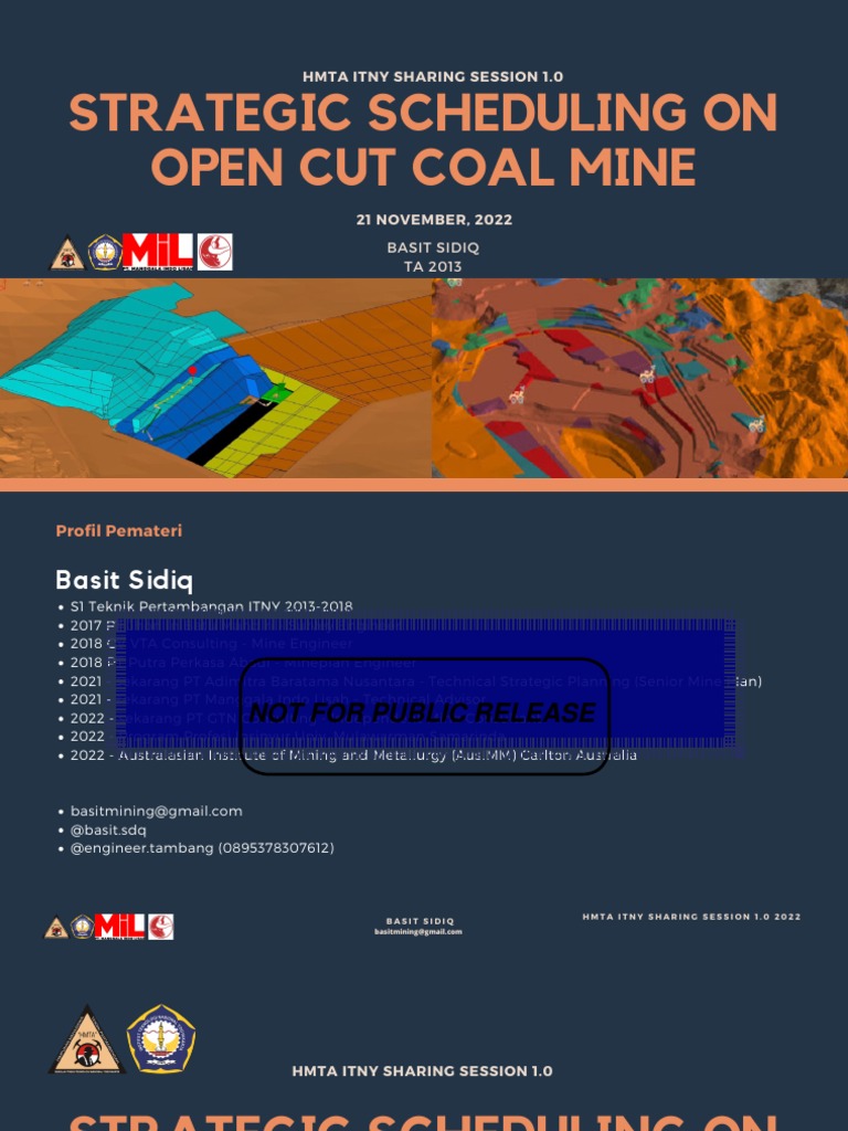 Strategic Scheduling On Open Cut Coal Mine by Basit Sidiq | PDF ...