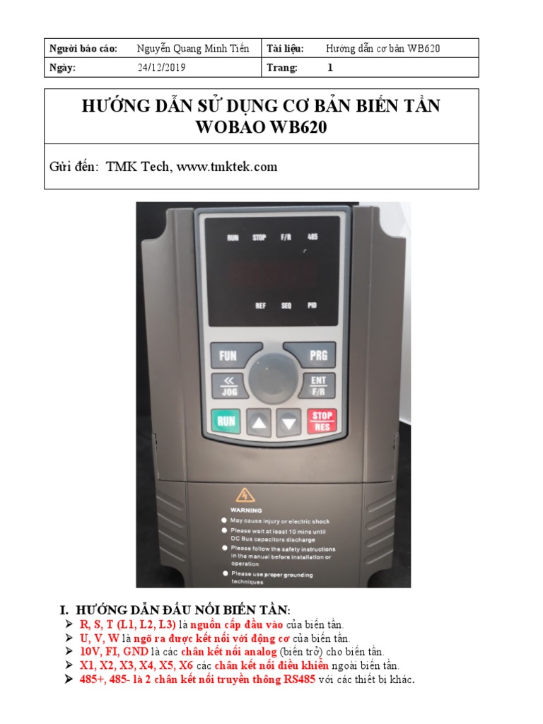 Bien Tan - WB620 Basic | PDF