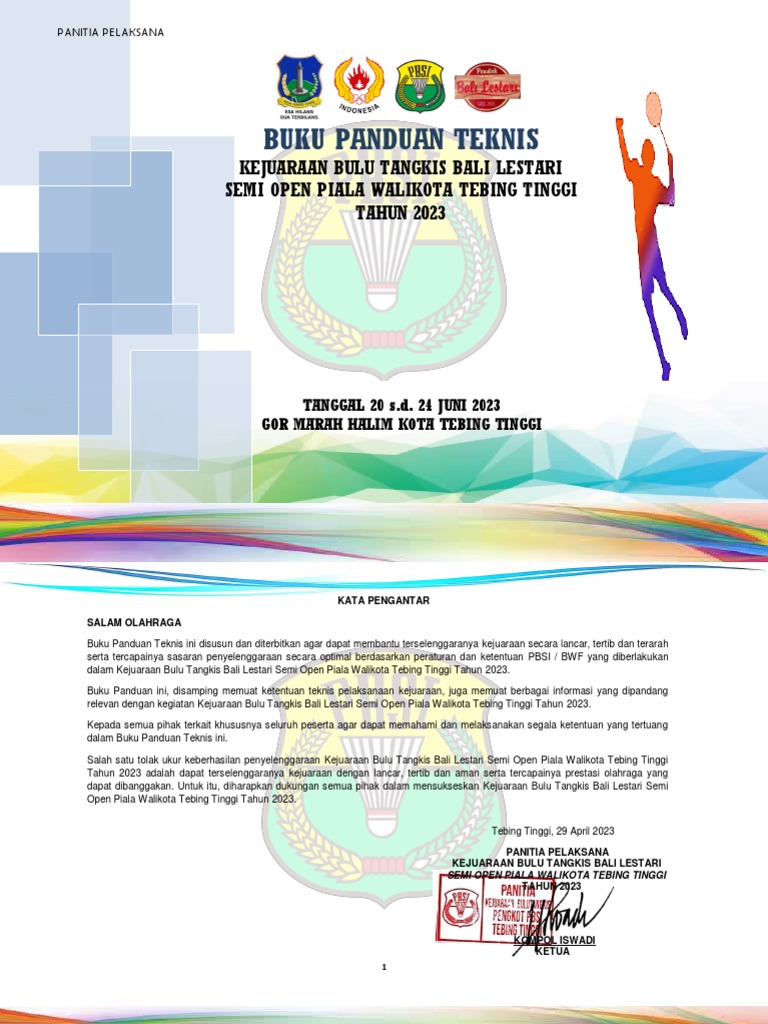 Buku Panduan Teknis Kegiatan PDF | PDF