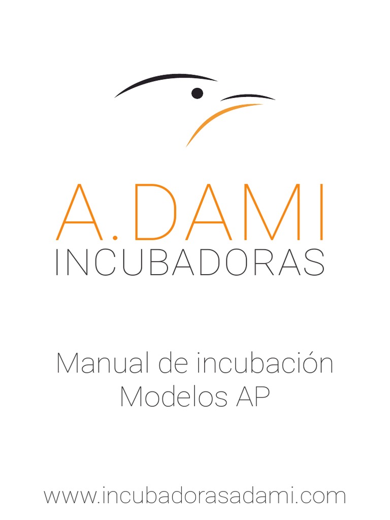 Manual de Los Modelos AP - Incubadoras ADAMI | PDF