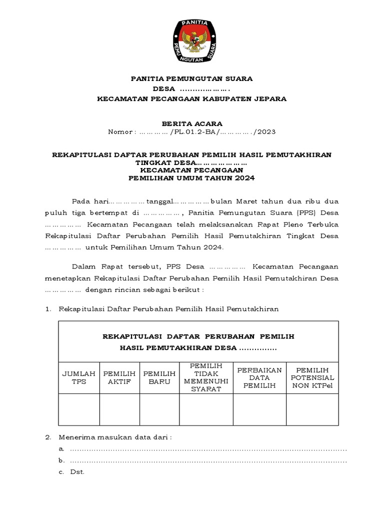 Berkas Pleno DPS PPS.docx | PDF