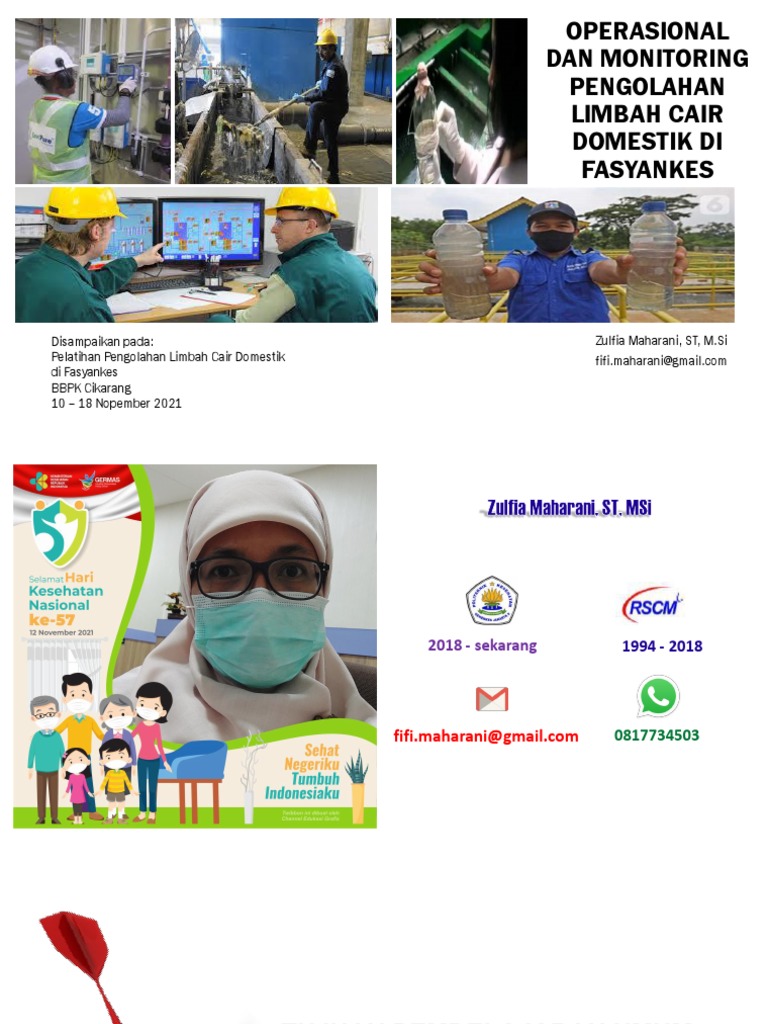 Operasional Dan Monitoring IPAL Bapelkes Cikarang PDF | PDF