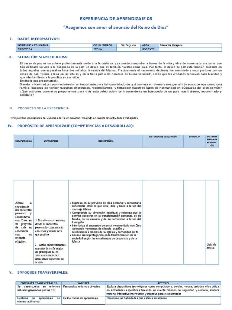 Propuestas de Fe para Navidad | PDF