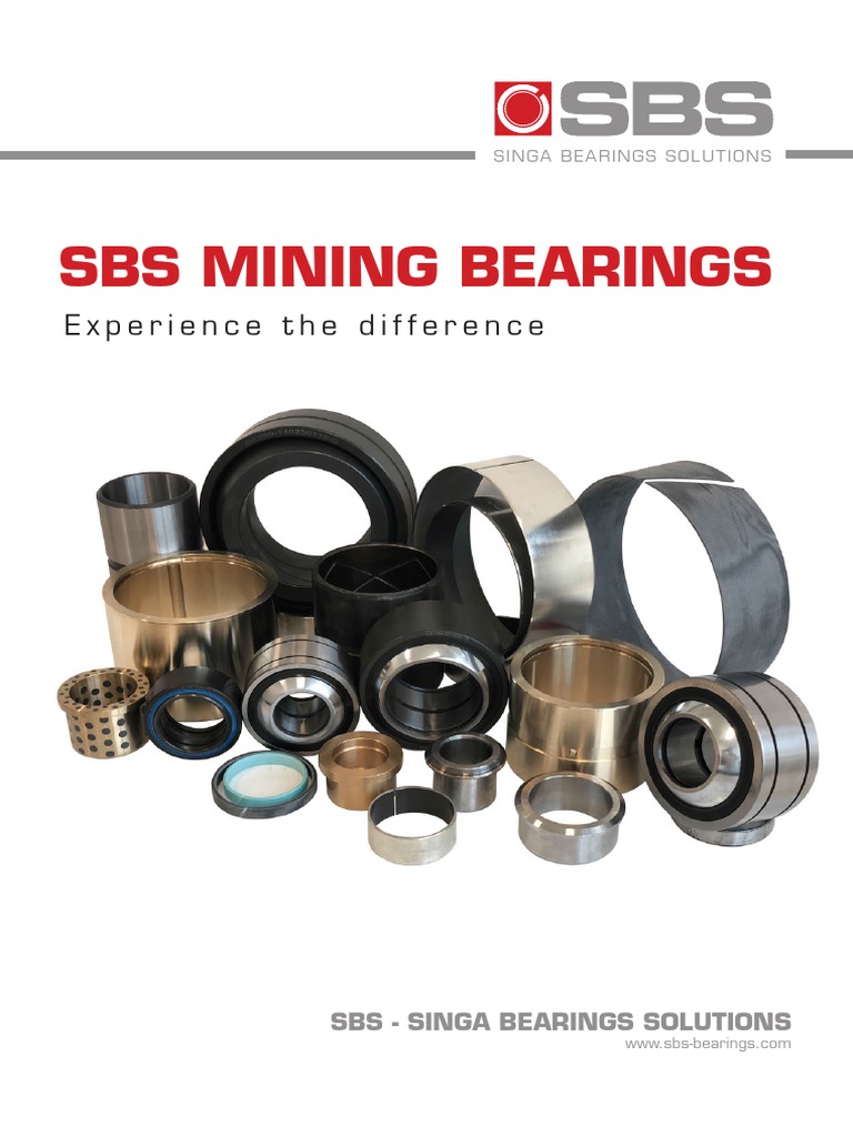 05. SBS MINING Catalogue 2023.pdf | PDF | Bearing (Mechanical) | Engineering