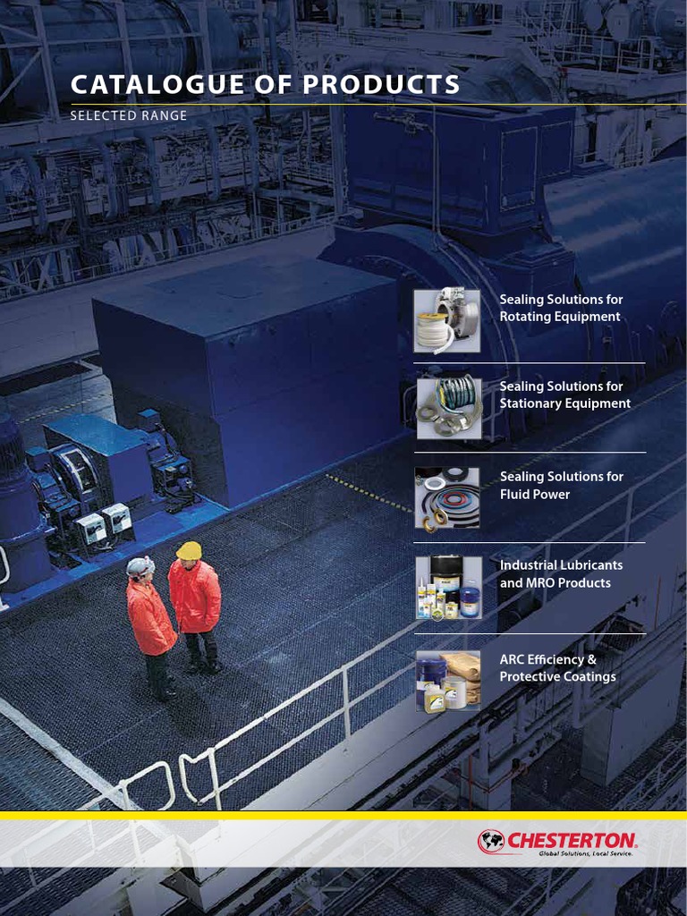 Catalog CHESTERTON - MRO - 2017 - e | PDF | Pump | Valve