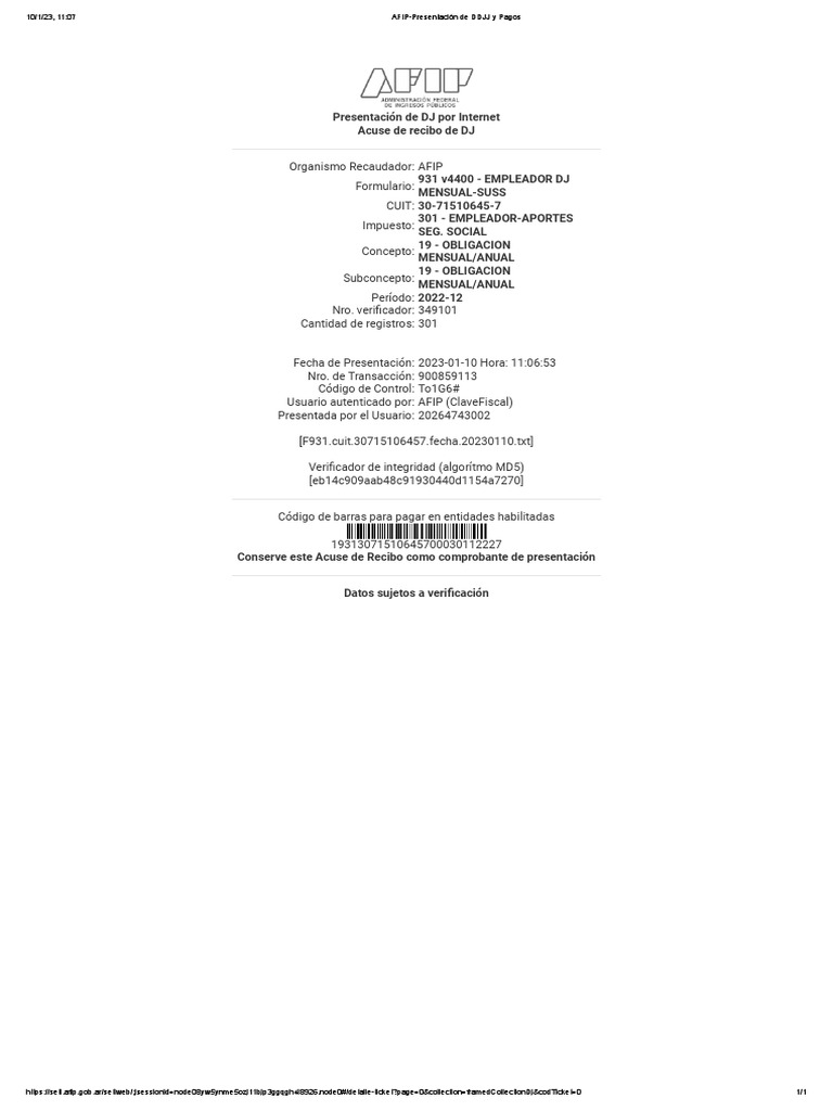 F931 Presentacion PDF | PDF