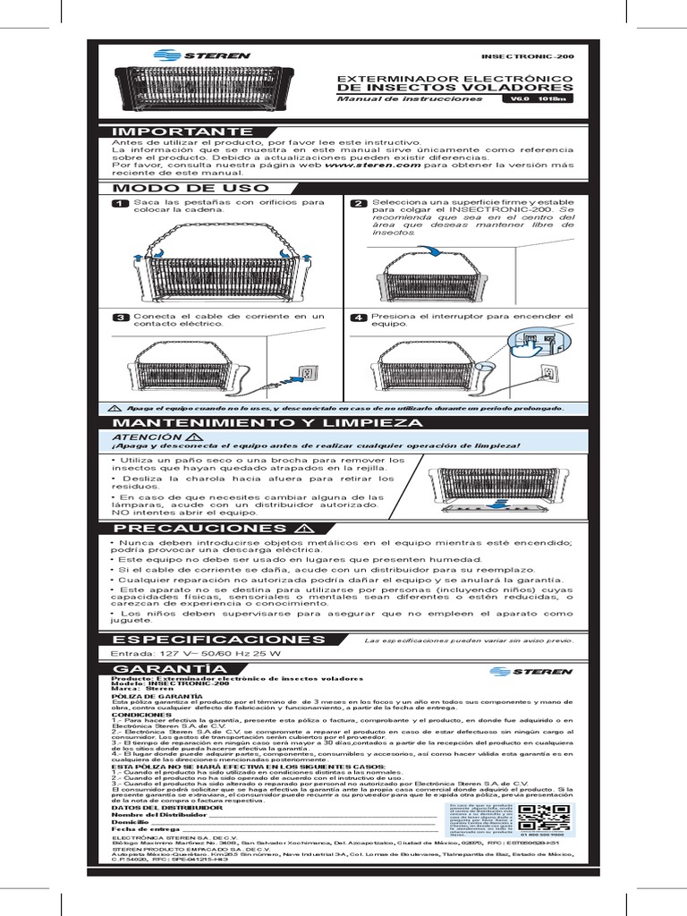 INSECTRONIC 200 Instr | PDF