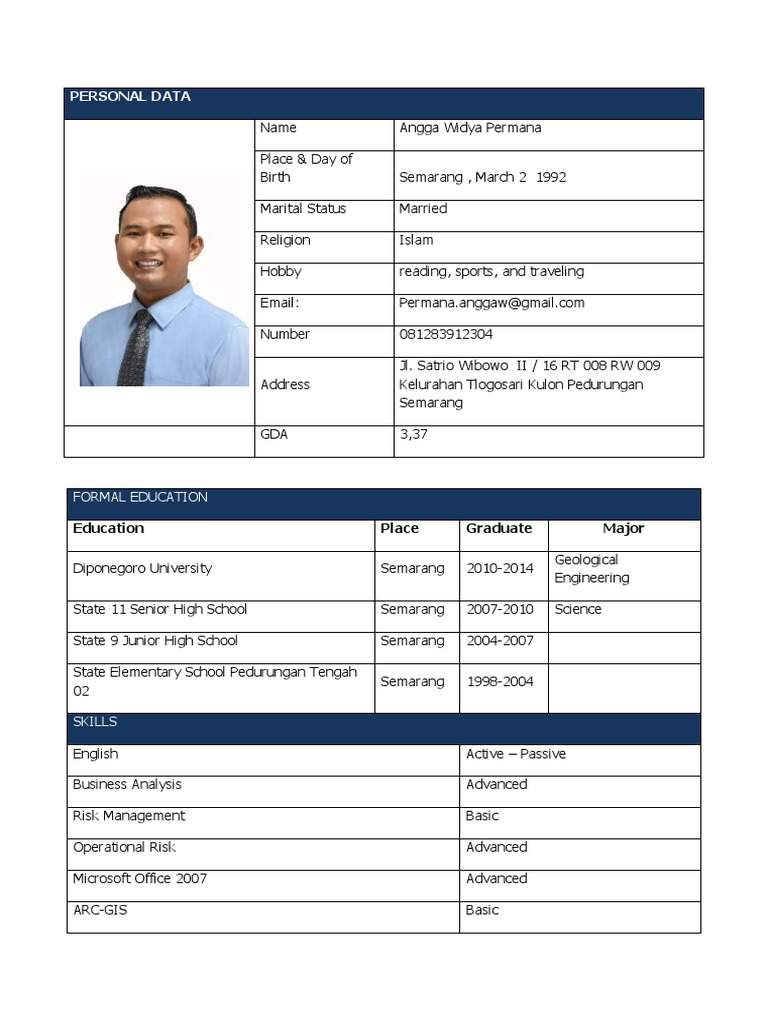 Curiculum Vitae PDF | PDF