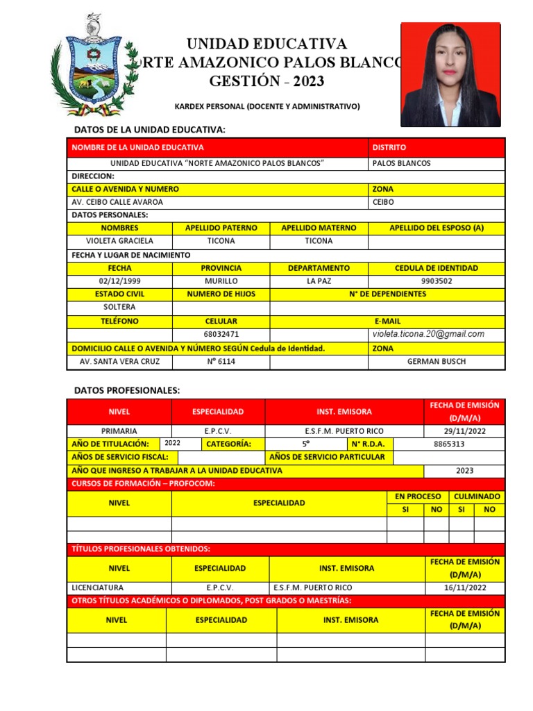 Kardex Del Maestro 2021-1 | PDF