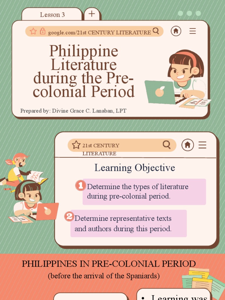 Lesson 3 - Pre-Colonial | PDF