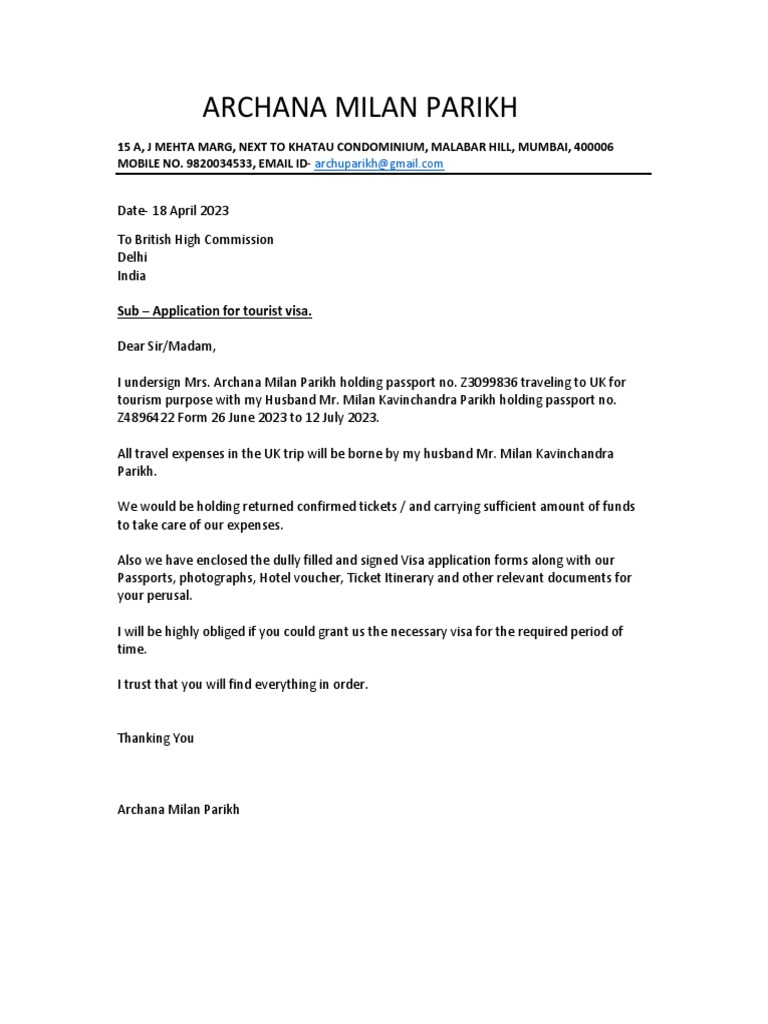 Covering Letter PDF | PDF
