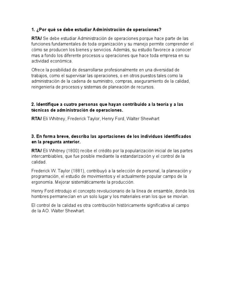 Operacion | PDF | Marketing | Calidad (comercial)