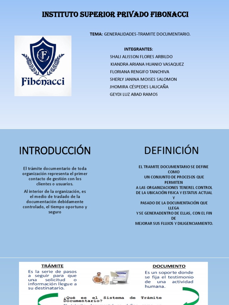 Definición y Beneficios del Trámite Documentario | PDF