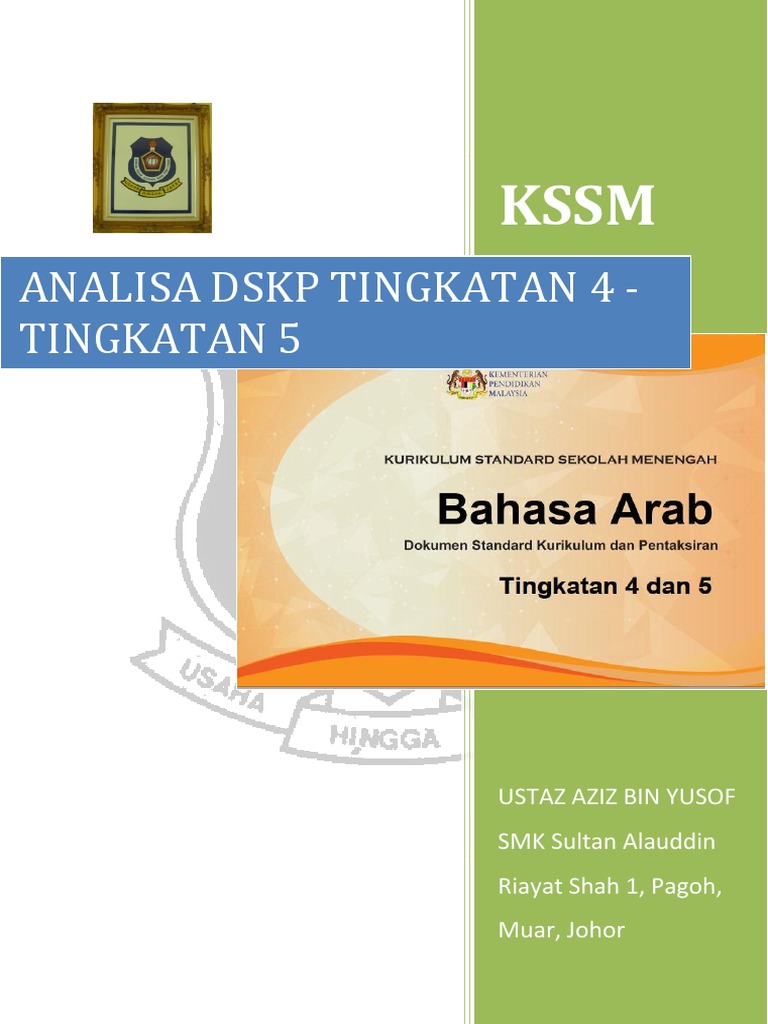 2020 ANALISA DSKP TINGKATAN 4 DAN 5.pdf | PDF