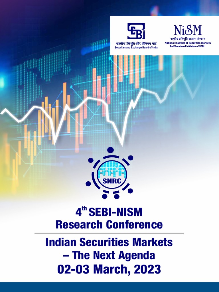 Brochure 4th SEBI NISM Research Conference PDF | PDF | Securities (Finance) | Capital Market