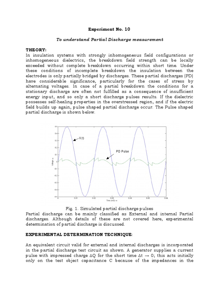 Understanding Partial Discharge Measurement | PDF