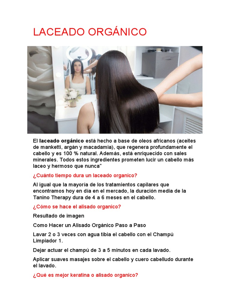 Laceado Orgánico | PDF
