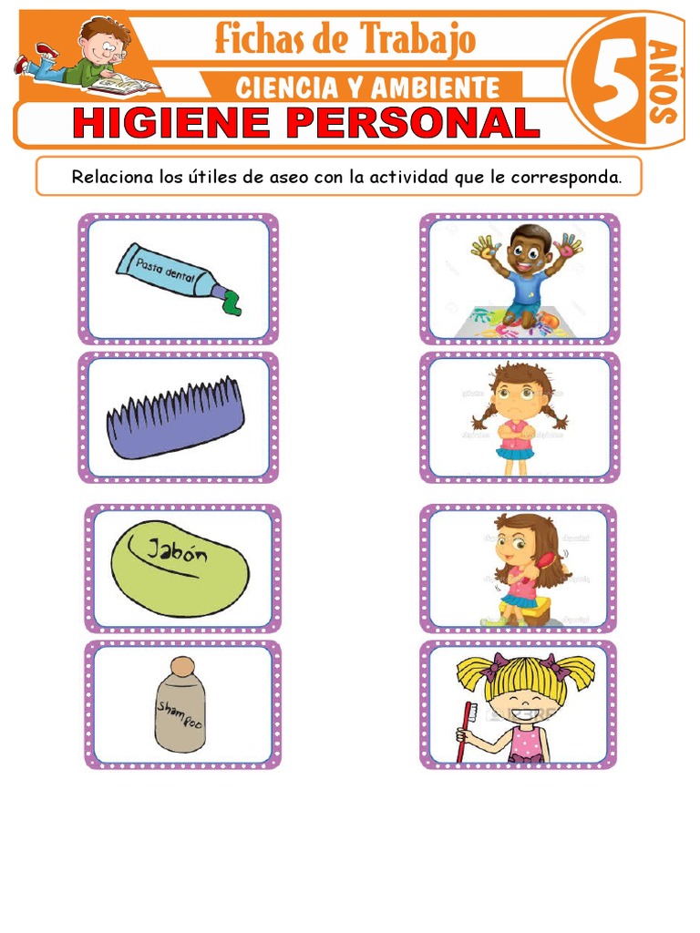 Actividades de Higiene Personal para Niños | PDF