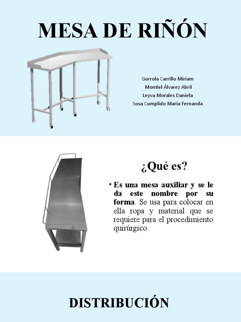 Mesa de Riñón | PDF