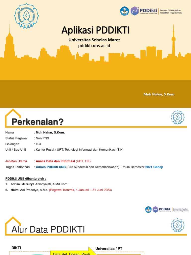 Aplikasi PDDikti UNS | PDF