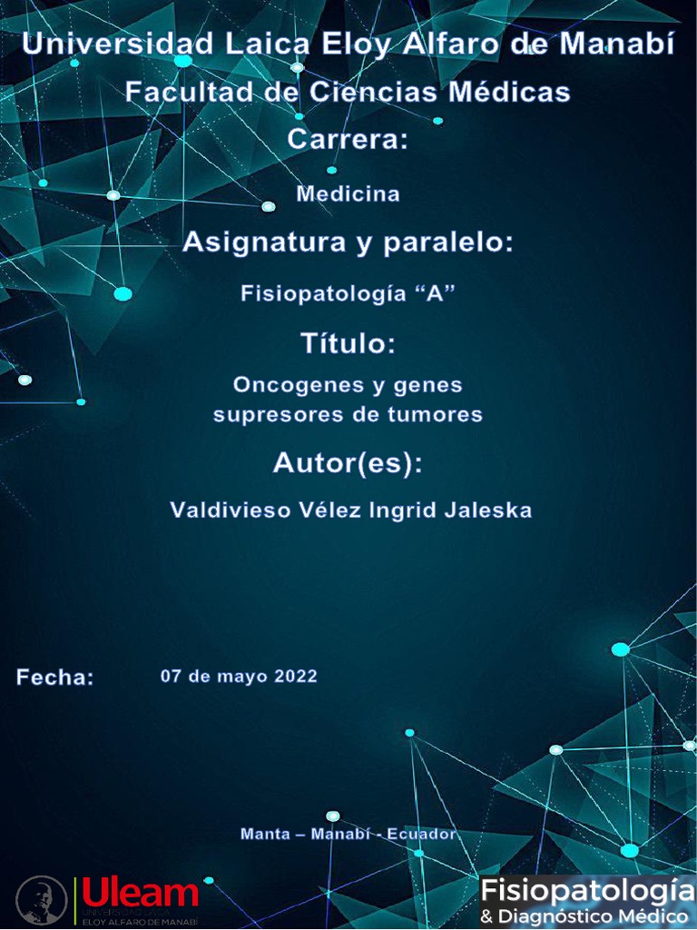 Oncogenes y Genes Supresores Tumorales | PDF