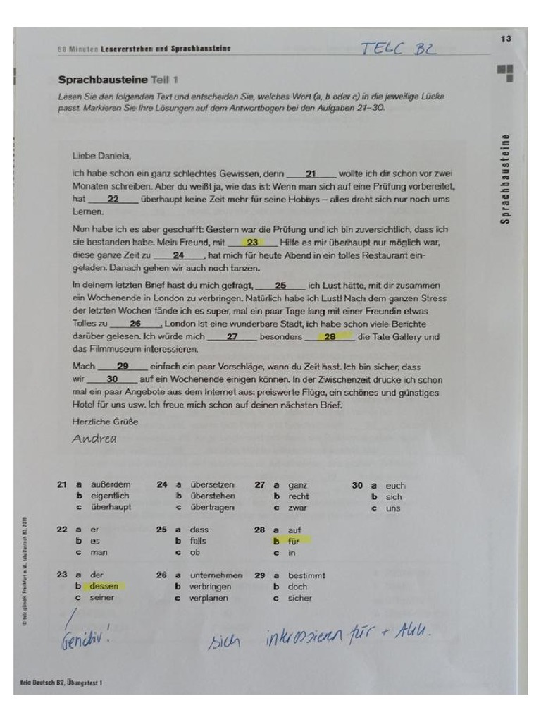 617251263f4aa0791931ad20_TELC B2-ÖIF B2 | PDF