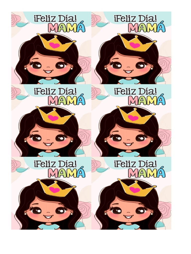 Tarjeta Aretes Mama Pdf