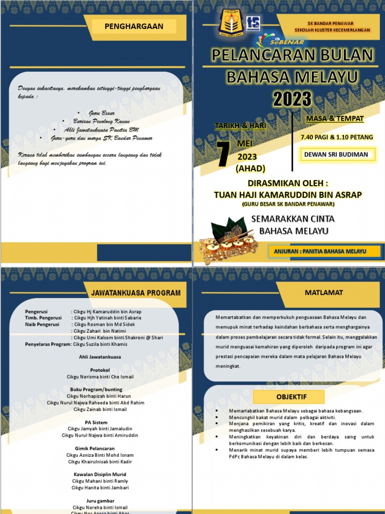 Buku Program Bulan BM | PDF