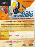 CLASE 4 Y 5 PROCESOS CONSTRUCTIVOS | PDF