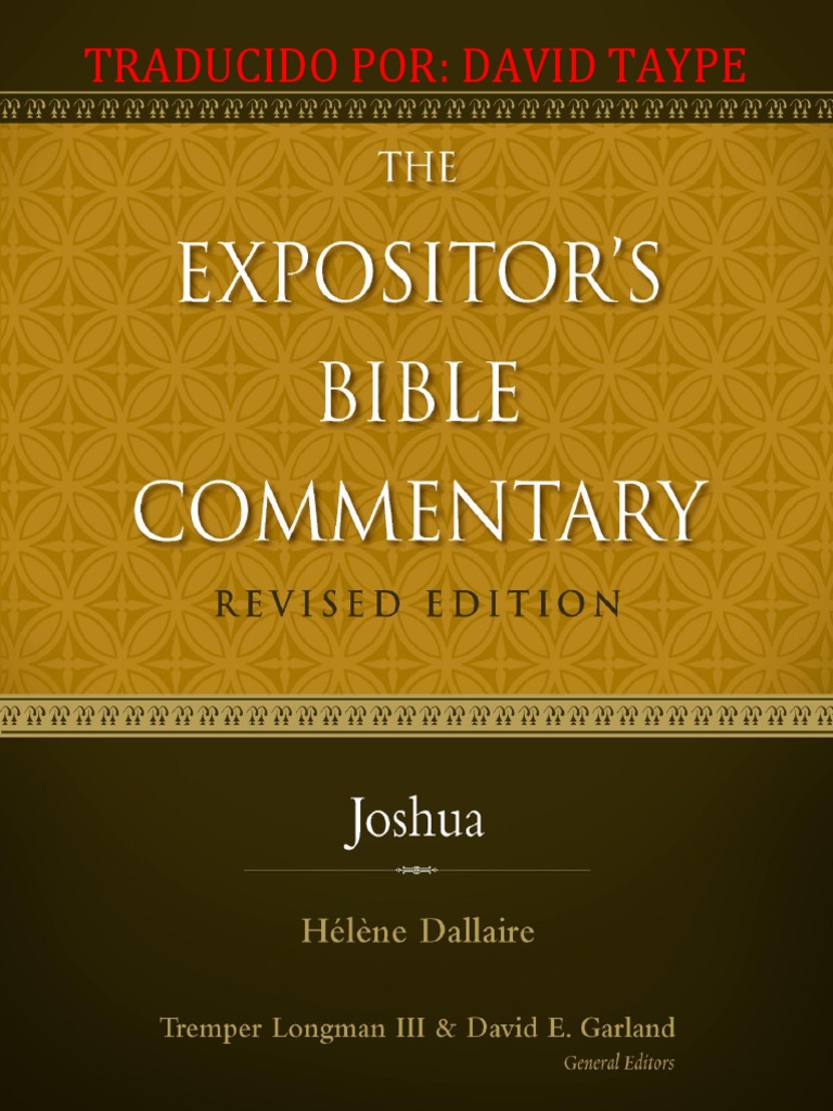 EL COMENTARIO BIBLICO DEL EXPOSITOR JOSUE.pdf | PDF