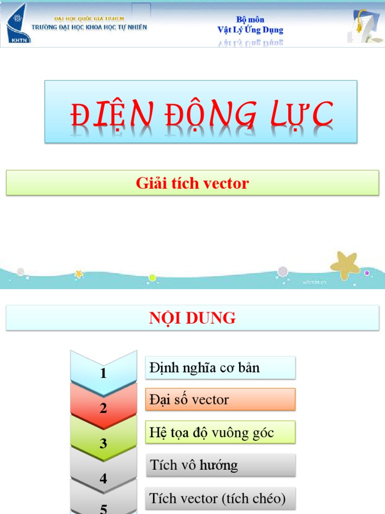 Giai Tich Vector - New PDF | PDF