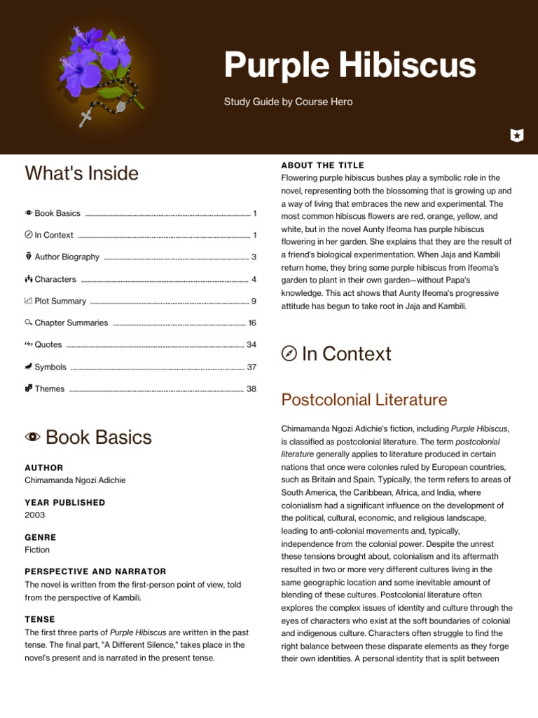 Purple Hibiscus | PDF