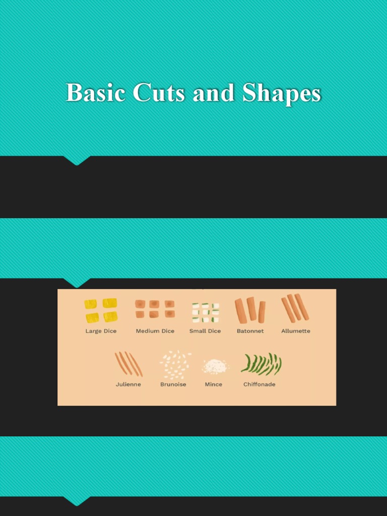 HPC 1 Basic Cuts and Shapes | PDF | Knife | Blade