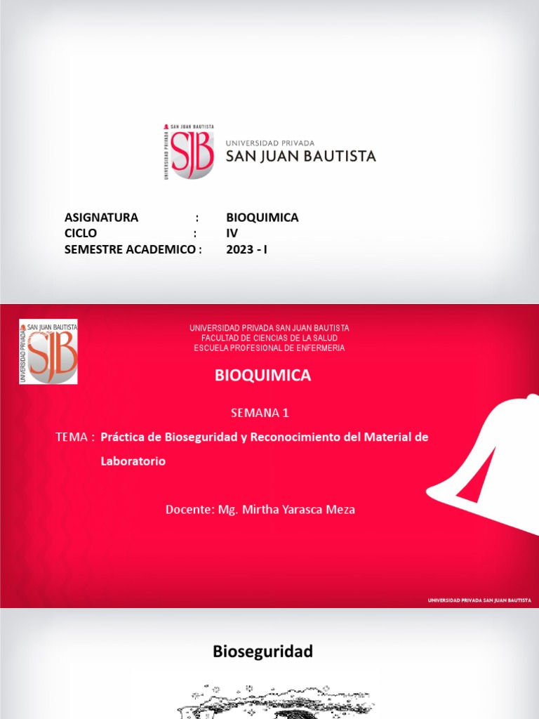 Bioseguridad En Laboratorios De Bioquímica Pdf