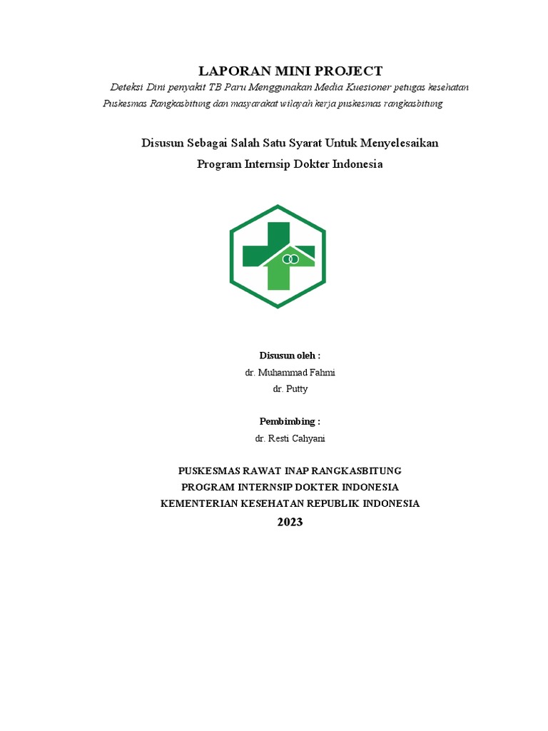 Mini-Project-TB-Paru-PKM Rangkasbitung | PDF